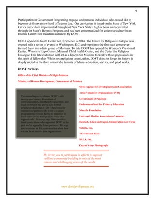 DOST Annual Report AJ 4-24-15 | PDF | Non-Profit Organizations | Industries