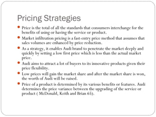 Audi Company Marketing Strategy | PPT