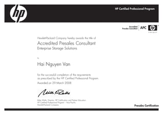 Hai-HP-APC-ENTSTGSOL | PPT