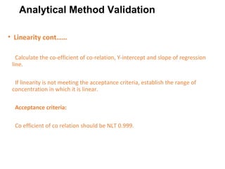 Assay-Method validation-PPT _slide | PPT