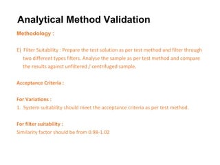 Assay-Method validation-PPT _slide | PPT