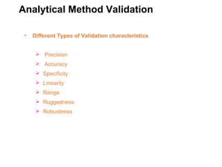 Assay-Method validation-PPT _slide | PPT