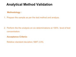 Assay-Method validation-PPT _slide | PPT