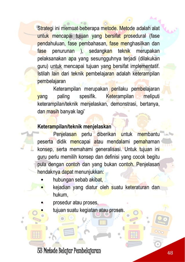 53 metode belajar dan pembelajaran beserta aplikasinya | PDF 53 metode belajar dan pembelajaran beserta aplikasinya | PDF