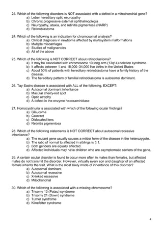 53 Multiple Choice Questions (MCQS) - Fundamentals of OphthalmologyII.docx