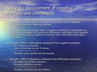 5.3 Rules And Fallacies | PPT