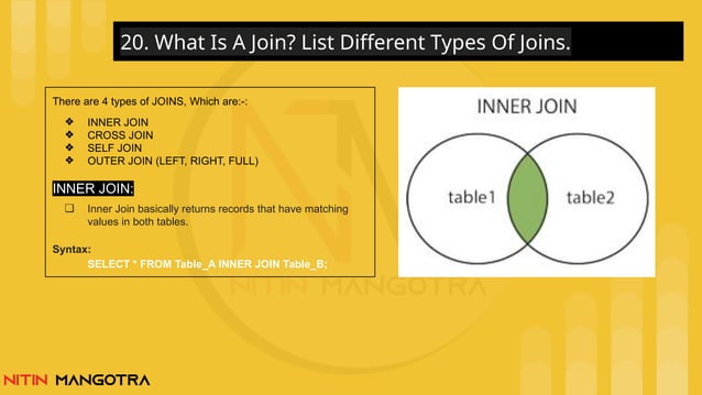53 SQL Questions-Answers=53 SQL Questions-Answers | PPT