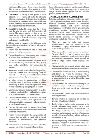 Swarm Robotics An Overview | PDF