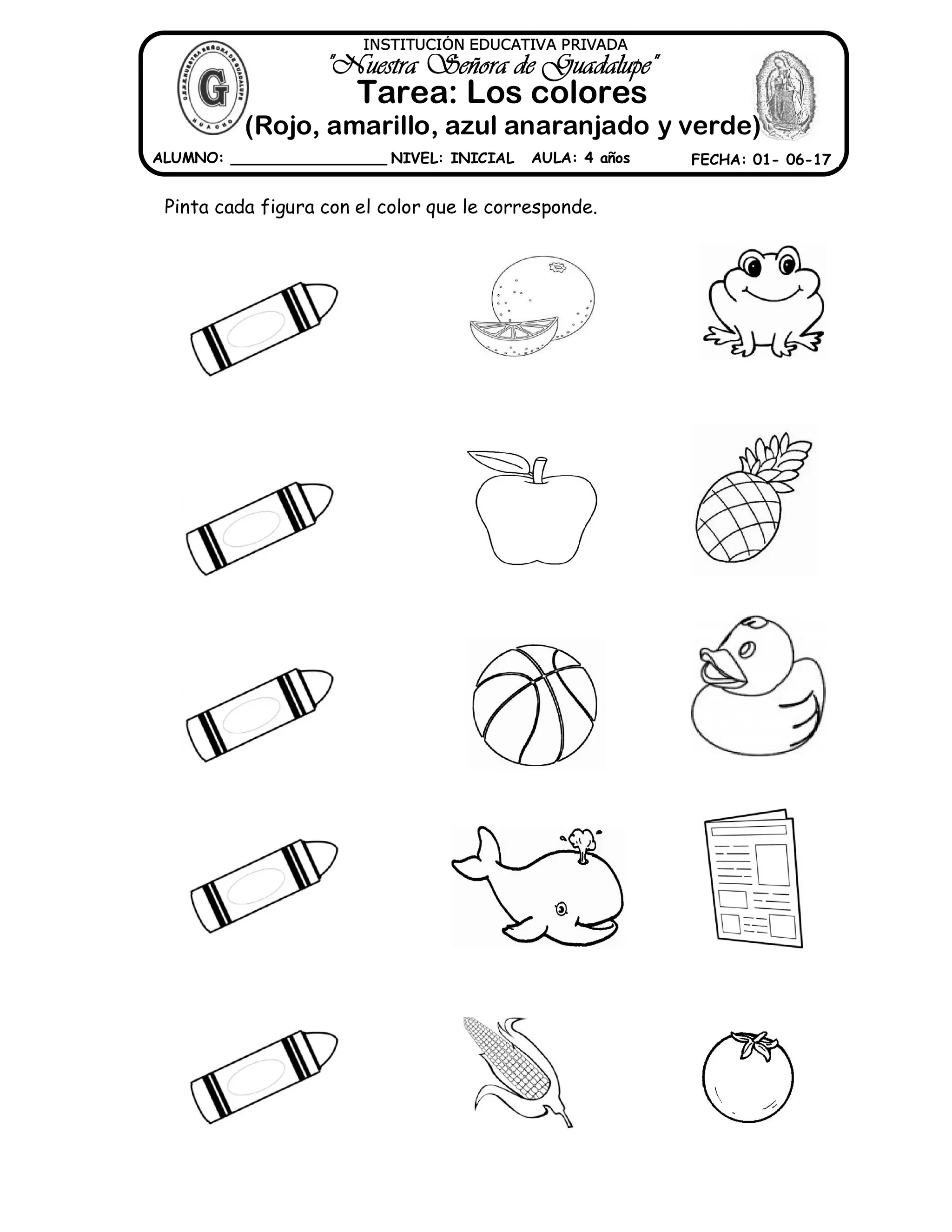 53 tarea colores | PDF
