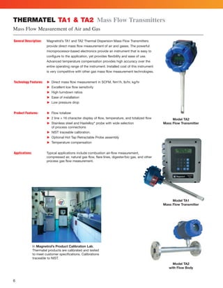 Thermal Dispersion Technology - Magnetrol | PDF