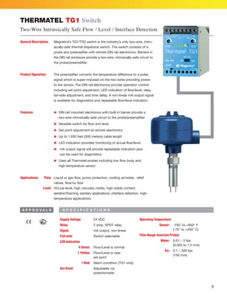 Thermal Dispersion Technology - Magnetrol | PDF