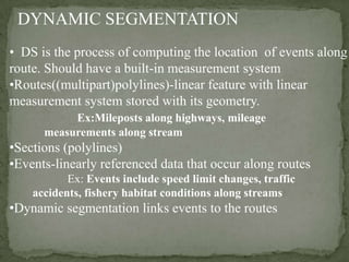 GEOcoding and Dynamic segmentation | PPTX