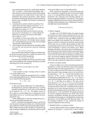 Modified Koblitz Encoding Method for ECC | PDF