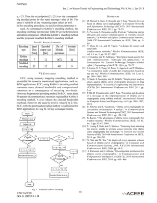 Modified Koblitz Encoding Method for ECC | PDF