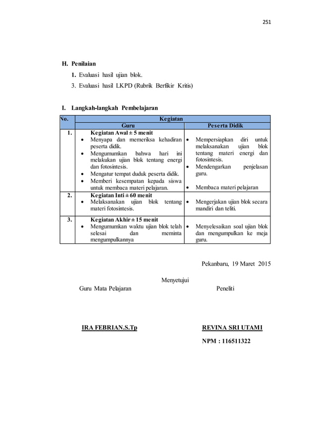 54. lampiran 66 rpp ujian blok | PDF