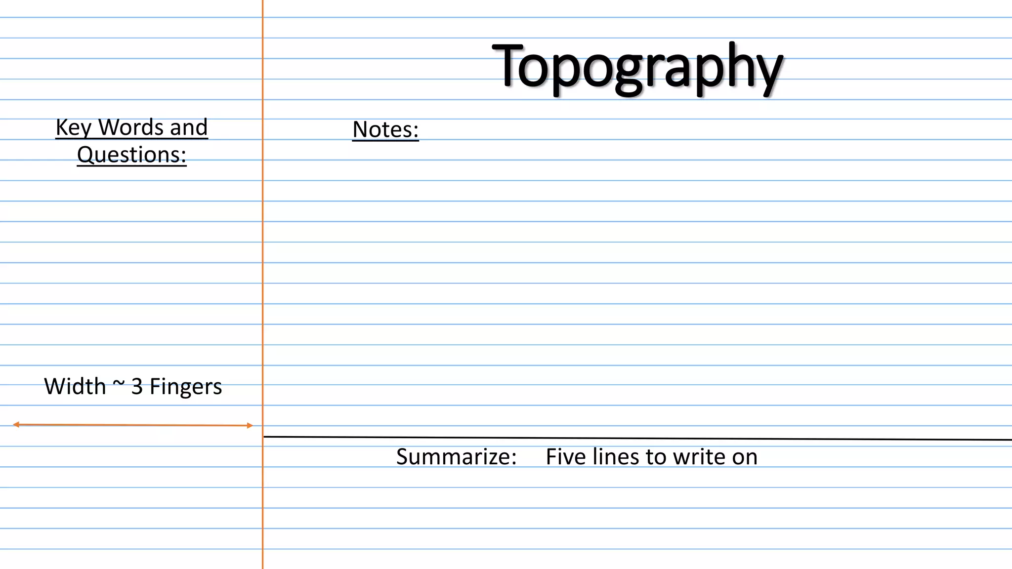 54. Topographical Maps Notes | PPT