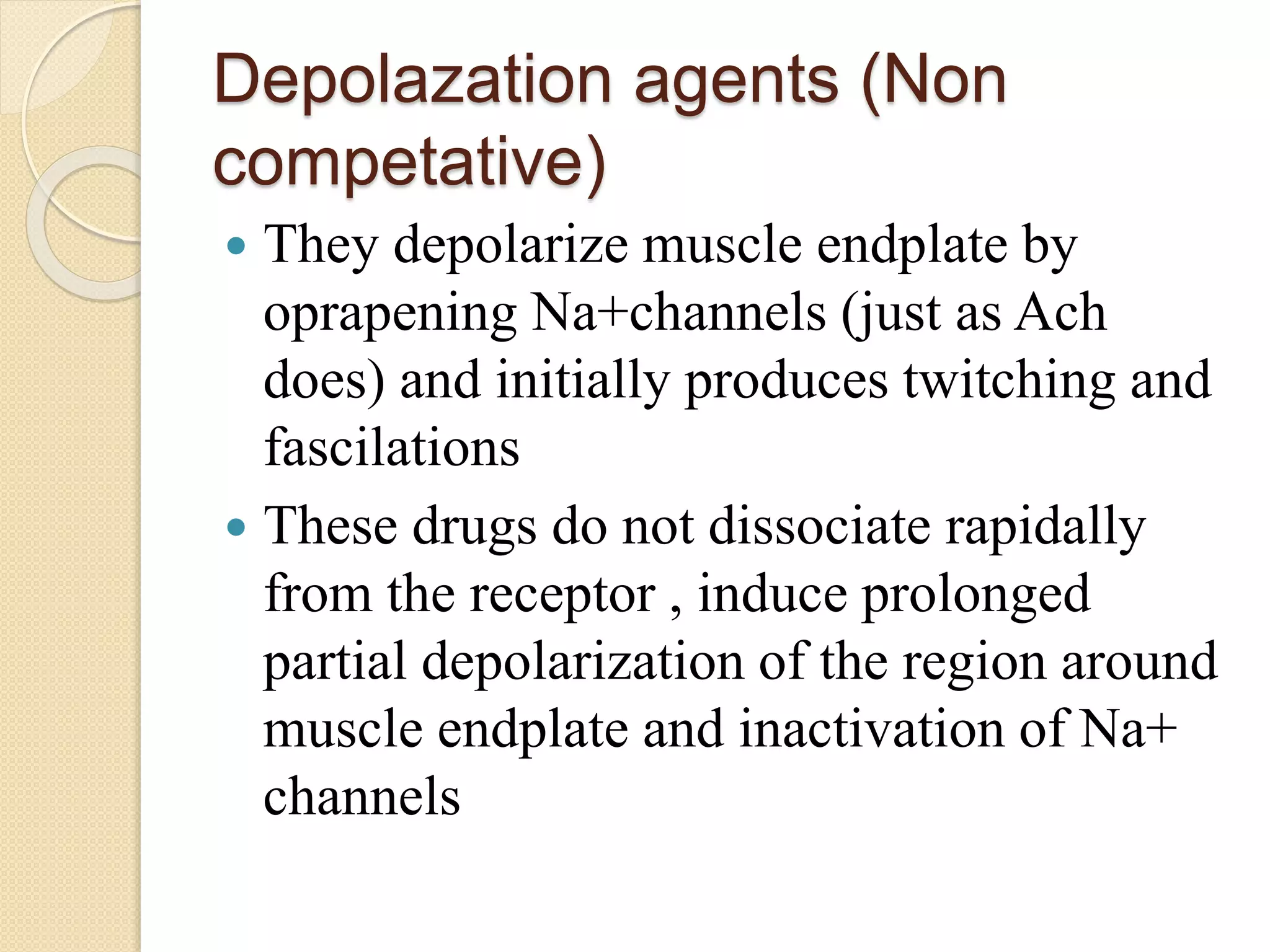 NEUROMUSCULAR BLOCKING DRUGS [CURARE ALKALOIDS] | PPTX