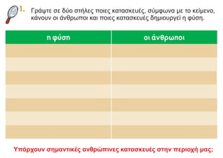 Κατασκευές της φύσης | PPT
