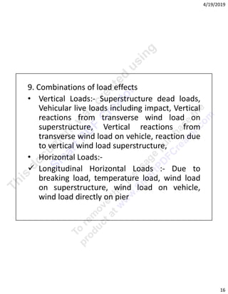 INTRODUCTION TO BRIDGE SUBSTRUCTURE DESIGN LECTURE NOTES | PDF