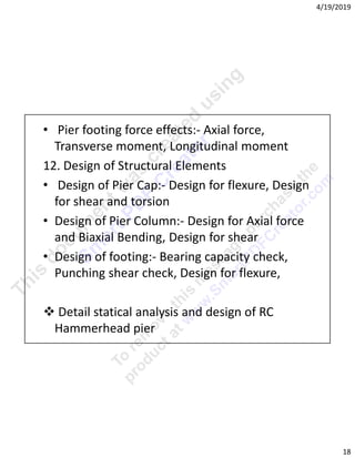 INTRODUCTION TO BRIDGE SUBSTRUCTURE DESIGN LECTURE NOTES | PDF