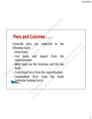 INTRODUCTION TO BRIDGE SUBSTRUCTURE DESIGN LECTURE NOTES | PDF