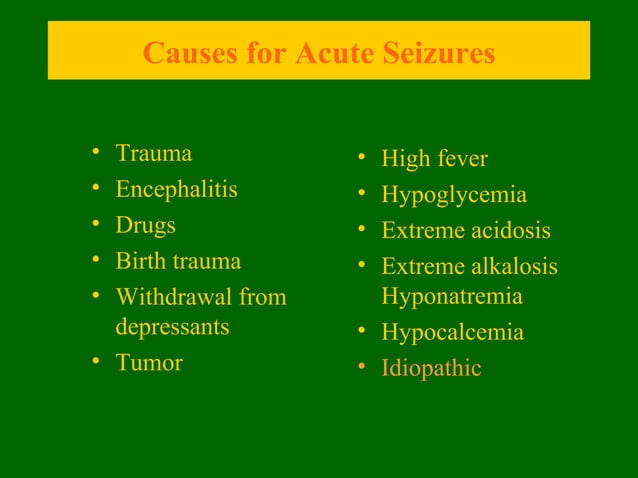 Anti-seizure drugs | PPS | Brain and Nervous System Disorders ...