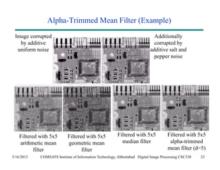 filters for noise in image processing | PDF