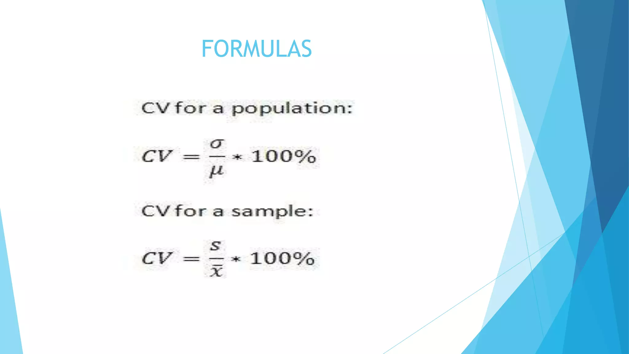 Coefficient of Variance | PPTX