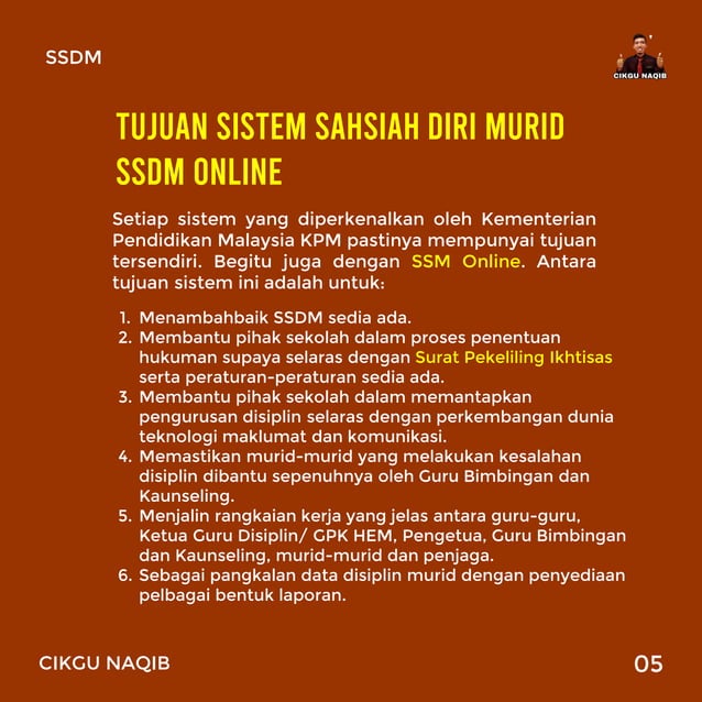 SSDM (Sistem Sahsiah Diri Murid) | PDF