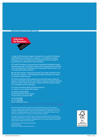 A Guide to international licensing | PDF