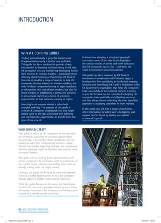 A Guide to international licensing | PDF