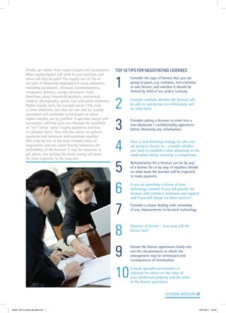 A Guide to international licensing | PDF