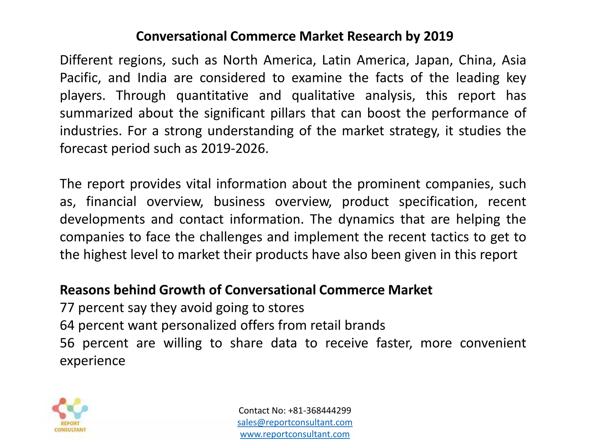 Know Why Conversational Commerce Market Is Booming in E-commerce World ...