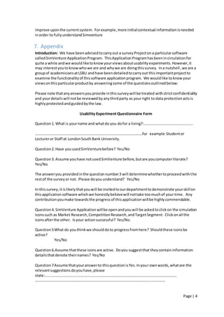 UCD Usability Evaluation Report | DOCX | Computer Software and ...