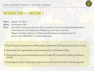 Ohio University Night PDF | PPT