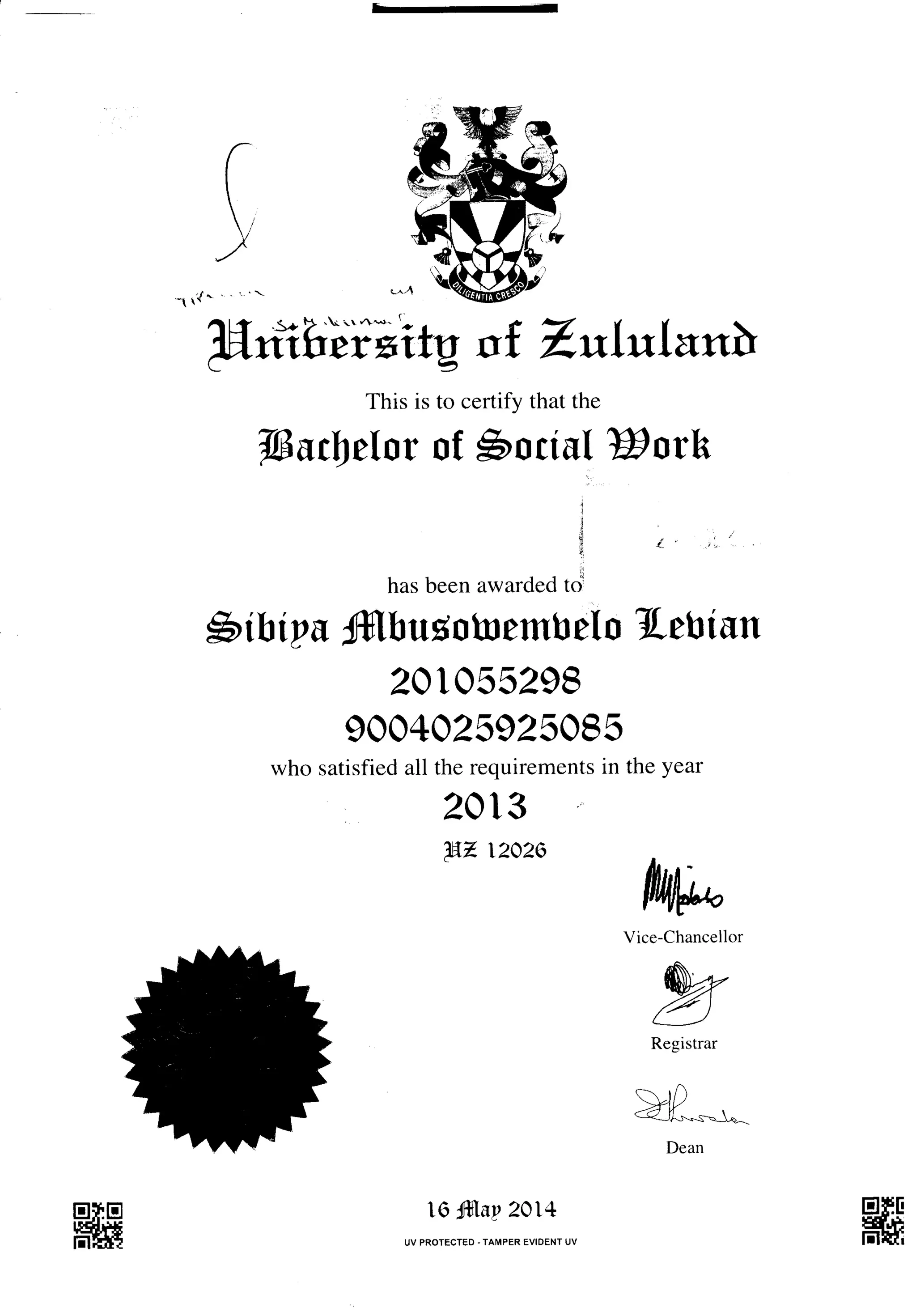 SOCIAL WORK CERTIFICATE | PDF