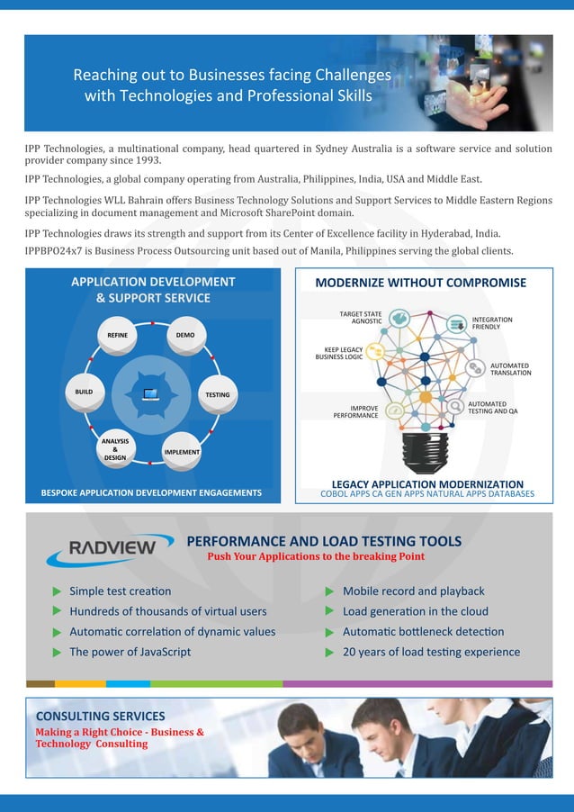 IPP Company Profile | PDF | Computer Software and Applications | Computing