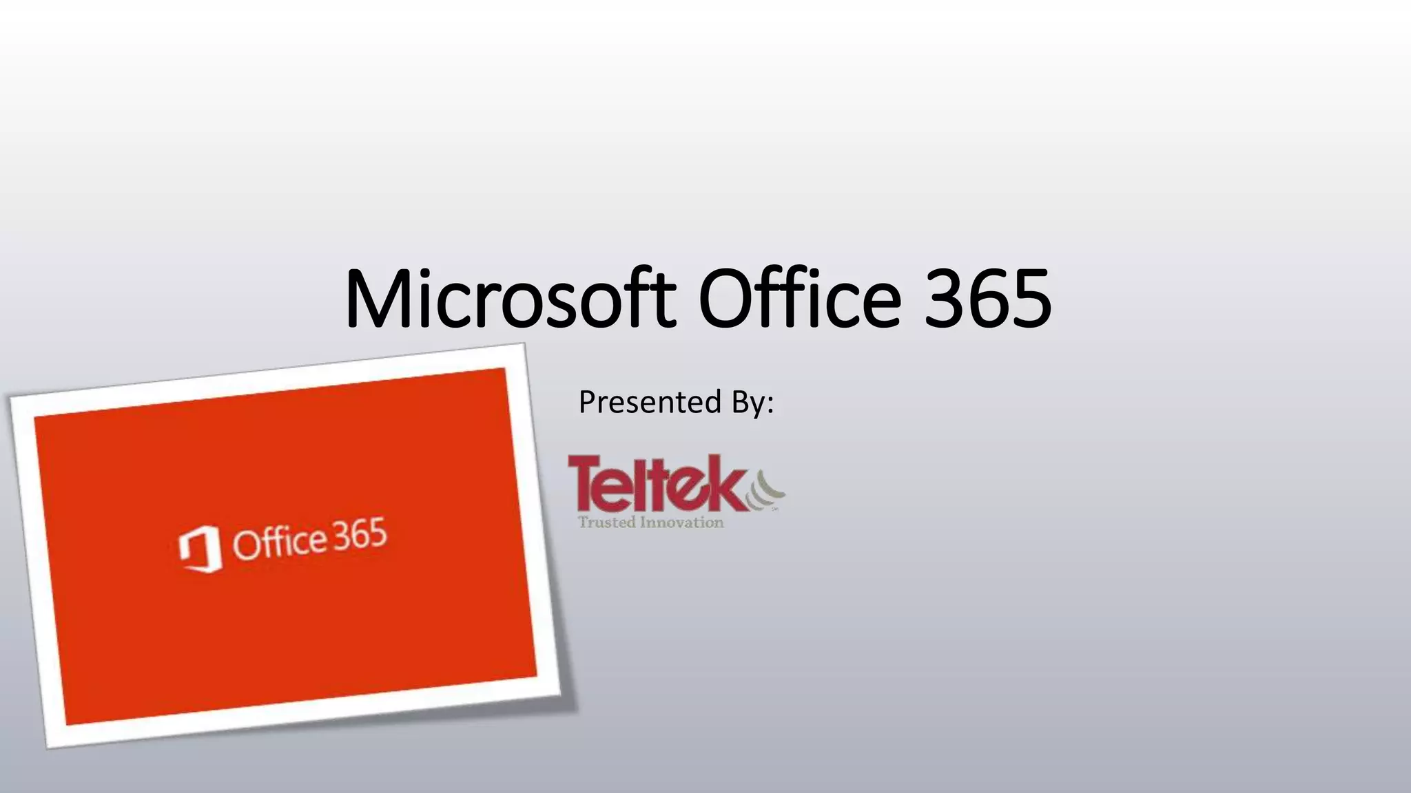 MS Office 365 | PPTX | Operating Systems | Computer Software and Applications