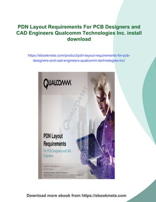 PDN Layout Requirements For PCB Designers and CAD Engineers Qualcomm ...