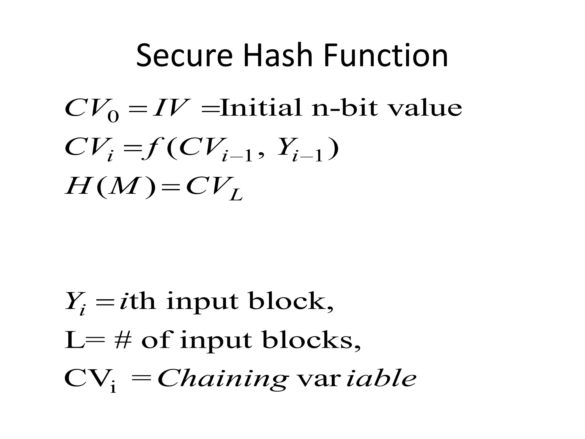 Hash Function | PPTX