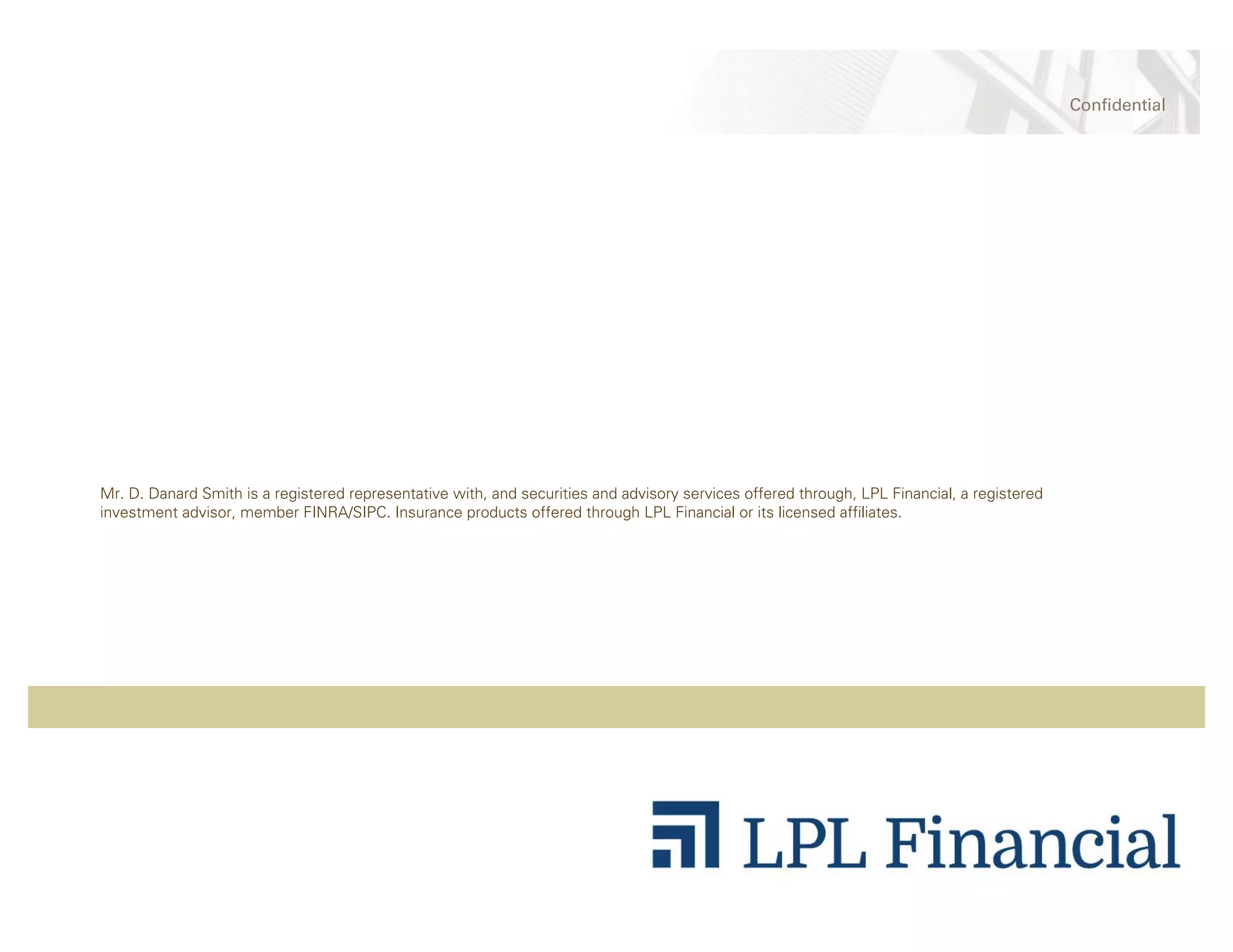 Smith Investment Guidance | PDF