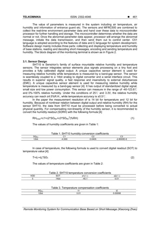 Remote Monitoring System for Communication Base Based on Short Message | PDF | Computing ...