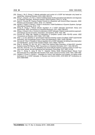 Adaptive control of nonlinear system based on QFT application to 3-DOF ...