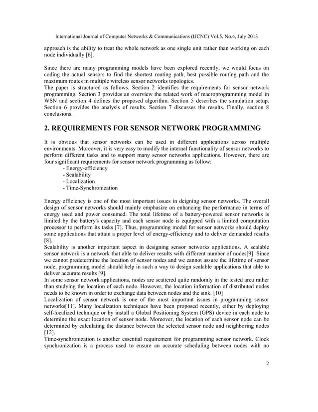 A New Programming Model To Simulate Wireless Sensor Networks Finding