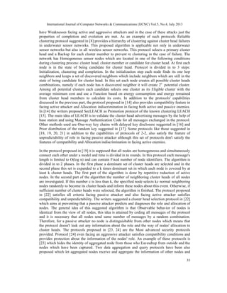 DESIGNING SECURE CLUSTERING PROTOCOL WITH THE APPROACH OF REDUCING ENERGY CONSUMPTION IN ...