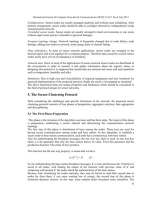 DESIGNING SECURE CLUSTERING PROTOCOL WITH THE APPROACH OF REDUCING ENERGY CONSUMPTION IN ...