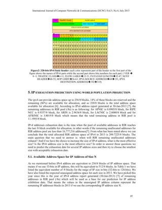 IMPROVING IPV6 ADDRESSING TYPES AND SIZE | PDF