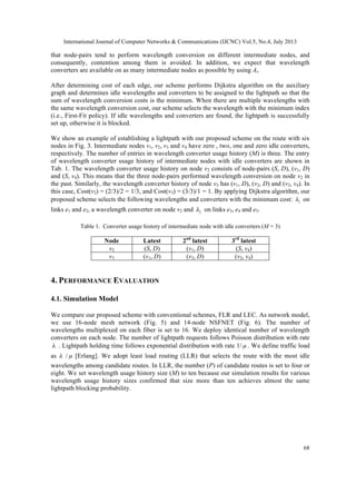 A Wavelength and Converter Assignment Scheme Using Converter Usage ...