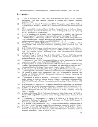 OPTIMIZING VOIP USING A CROSS LAYER CALL ADMISSION CONTROL SCHEME | PPT