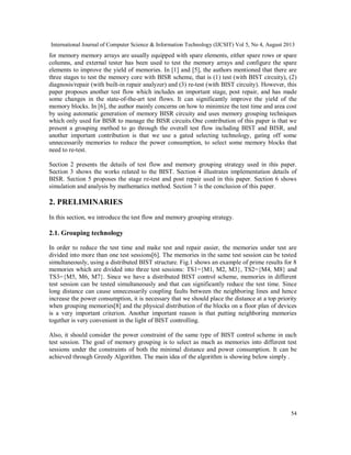 Design and Implementation of Repair-aware Test Flow for Multi-Memory | PDF